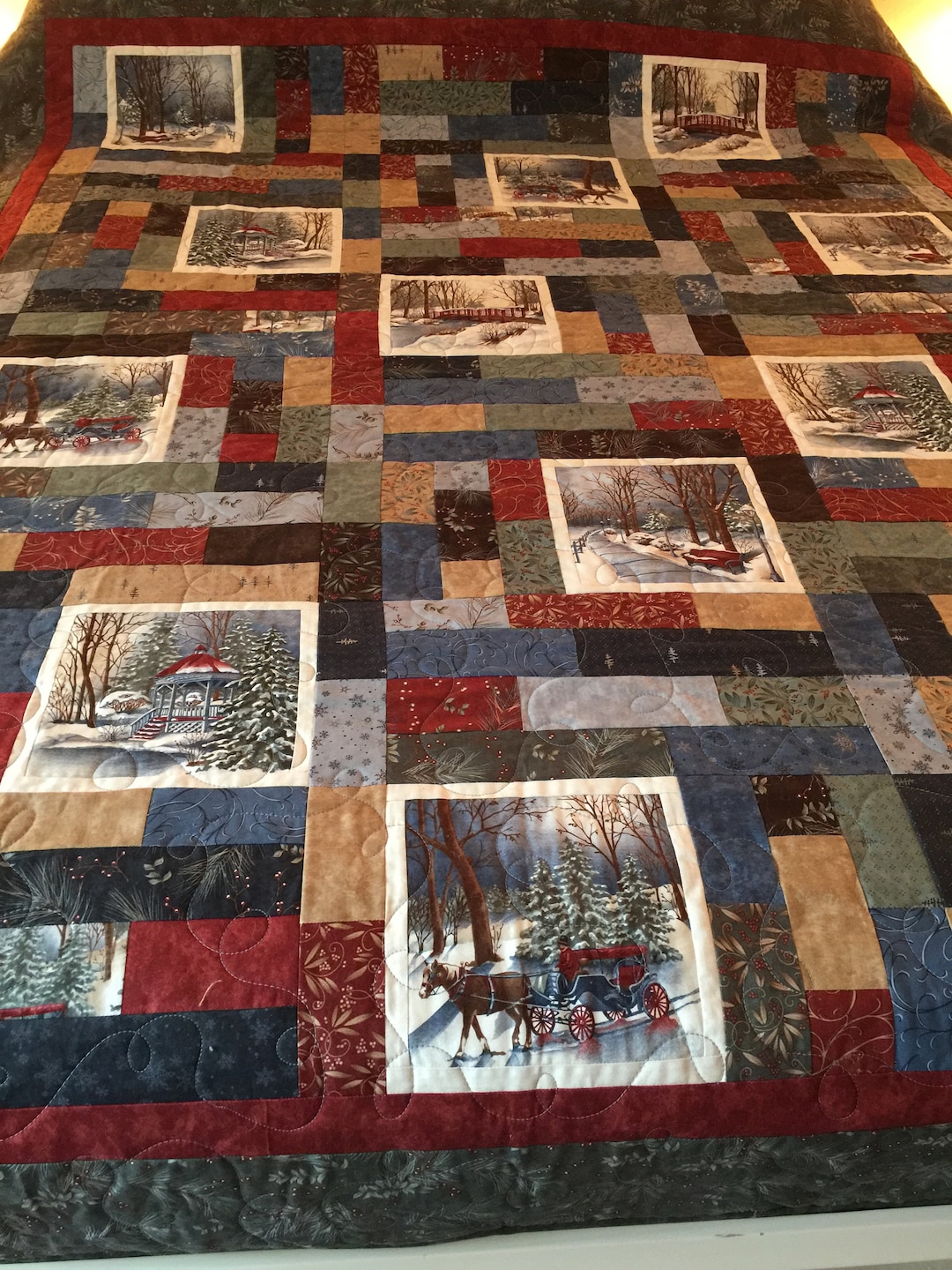 Town Square Quilt - Etsy