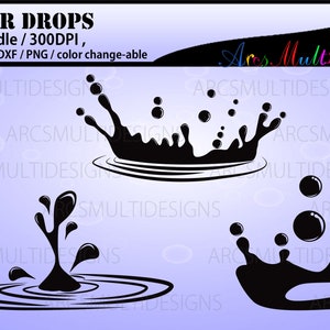 Water Drops Bundle / Water Drop Svg Bundle / Water Drop Vector ...