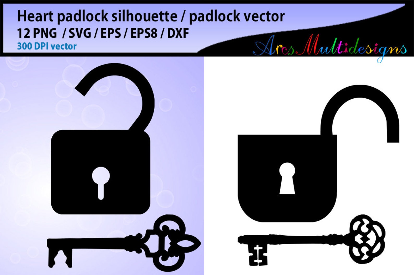 Heart Padlock Silhouette / Padlock Silhouette Svg / Padlock - Etsy