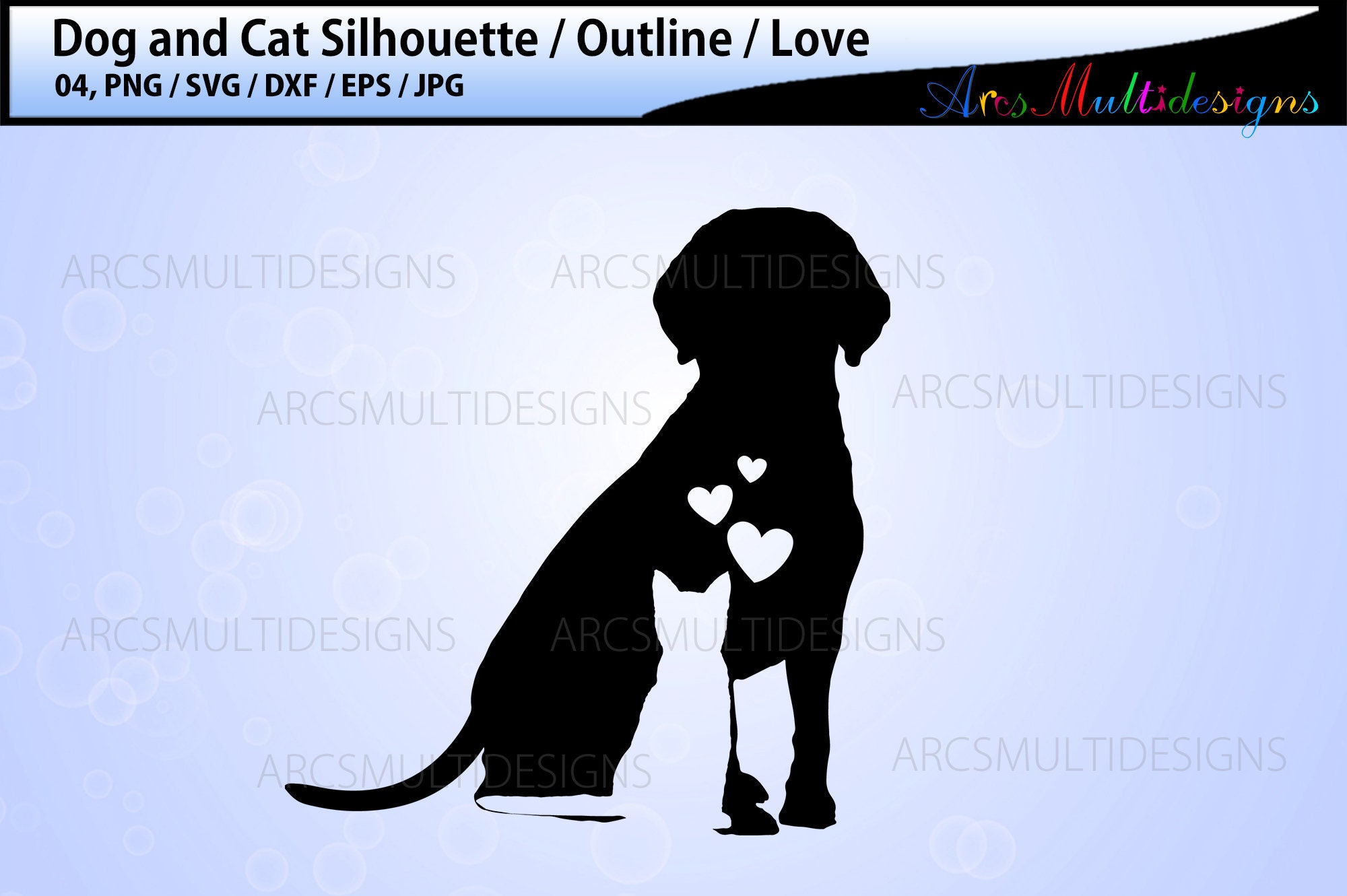 Dog and Cat SVG / Dog and Cat Outline SVG / Vector Sets / Dog - Etsy