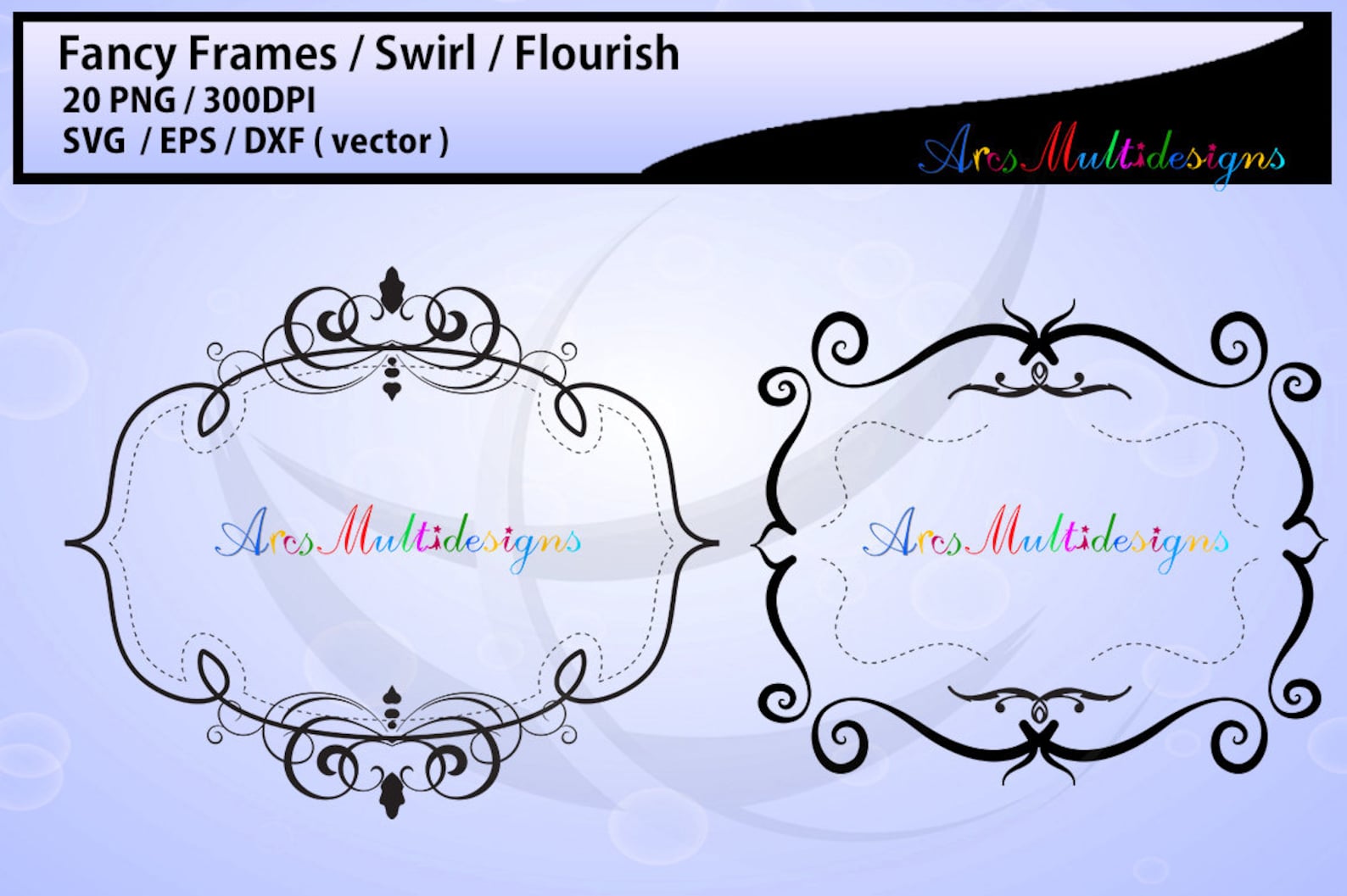 Fancy Frames SVG/ Fancy Labels SVG / Frames EPS/ Borders / - Etsy