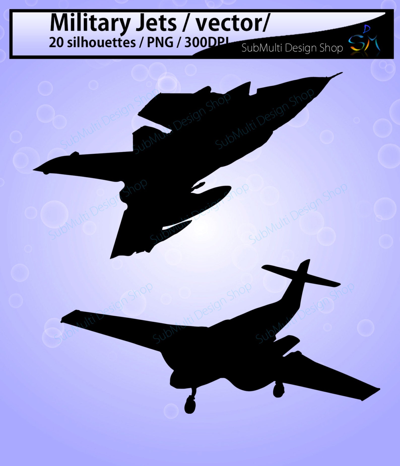 Military Jet SVG / EPS PNG Dxf / Military Jets Silhouette / - Etsy