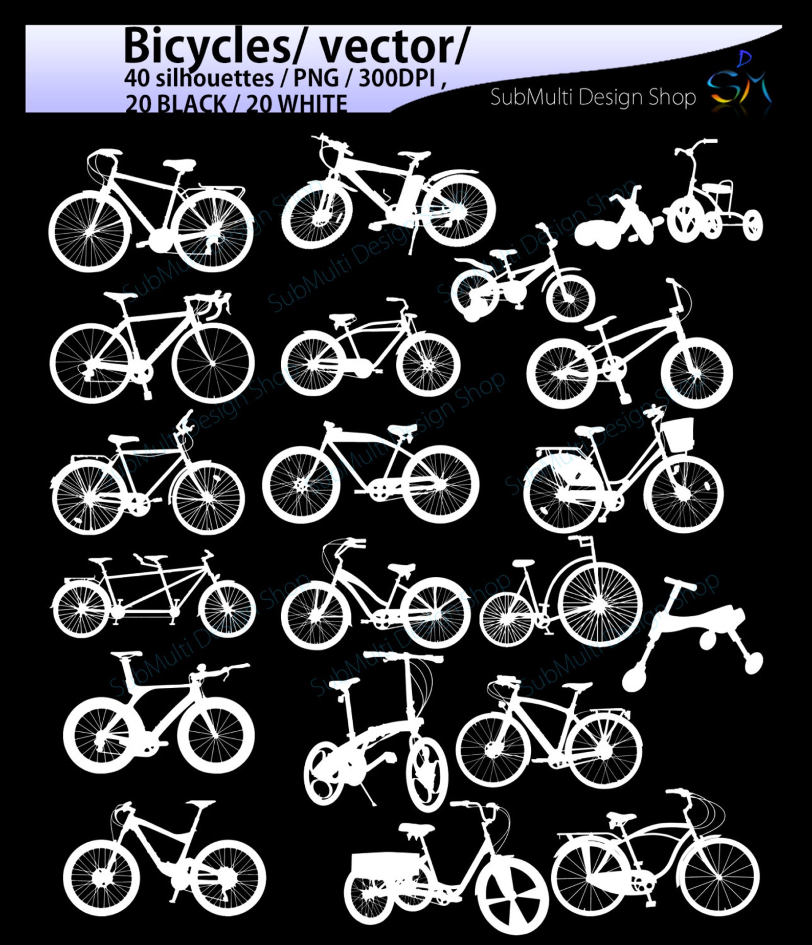 Bicycle Silhouette Svg / Bicycles / Bicycle / Bicycle Riders / - Etsy