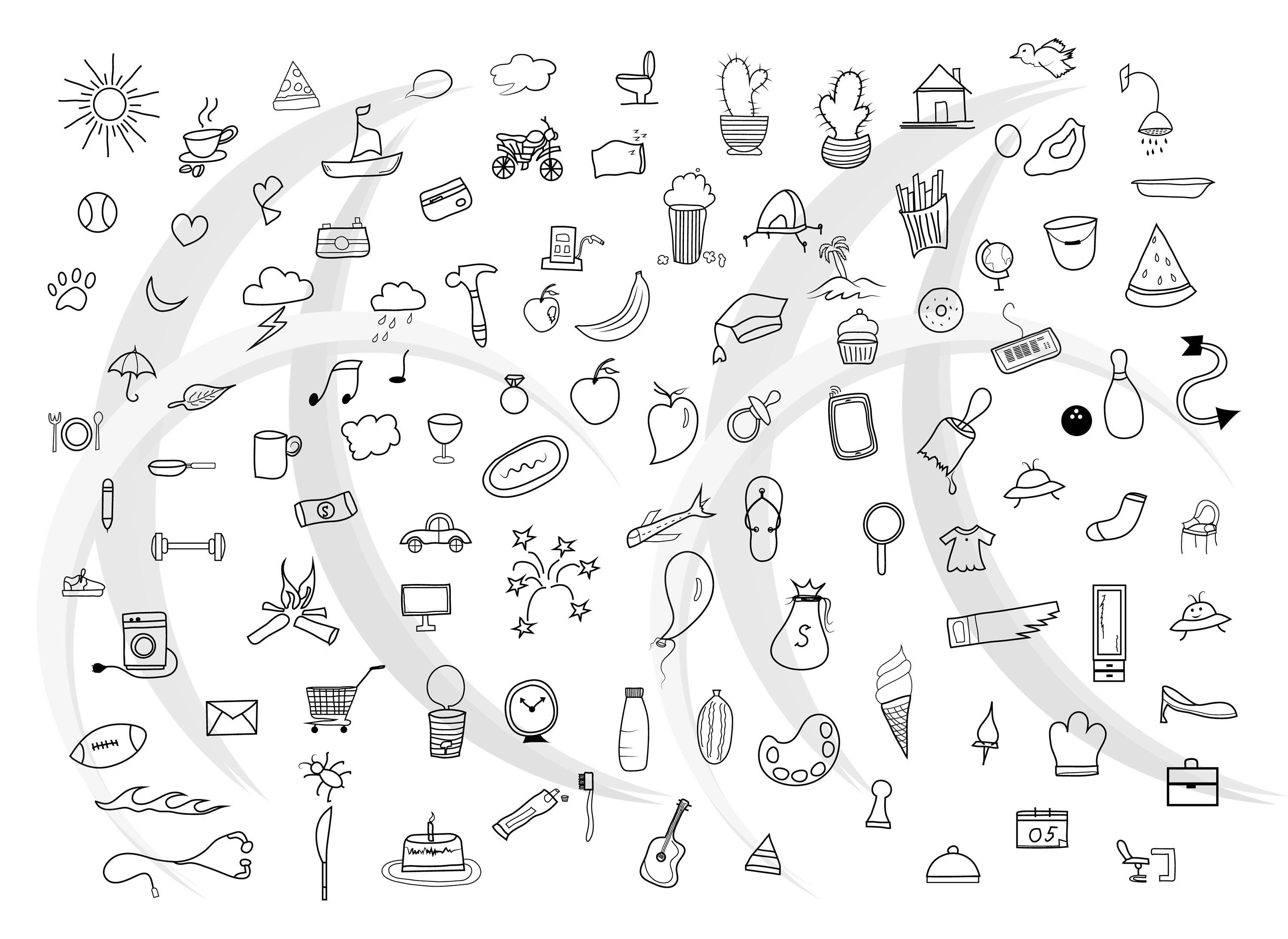 Hand Drawn Vector Clipart / Clip Art Bundle / Vector Bundle / - Etsy