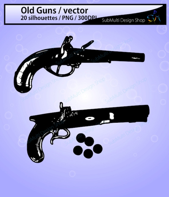 Vintage Rifle Clipart