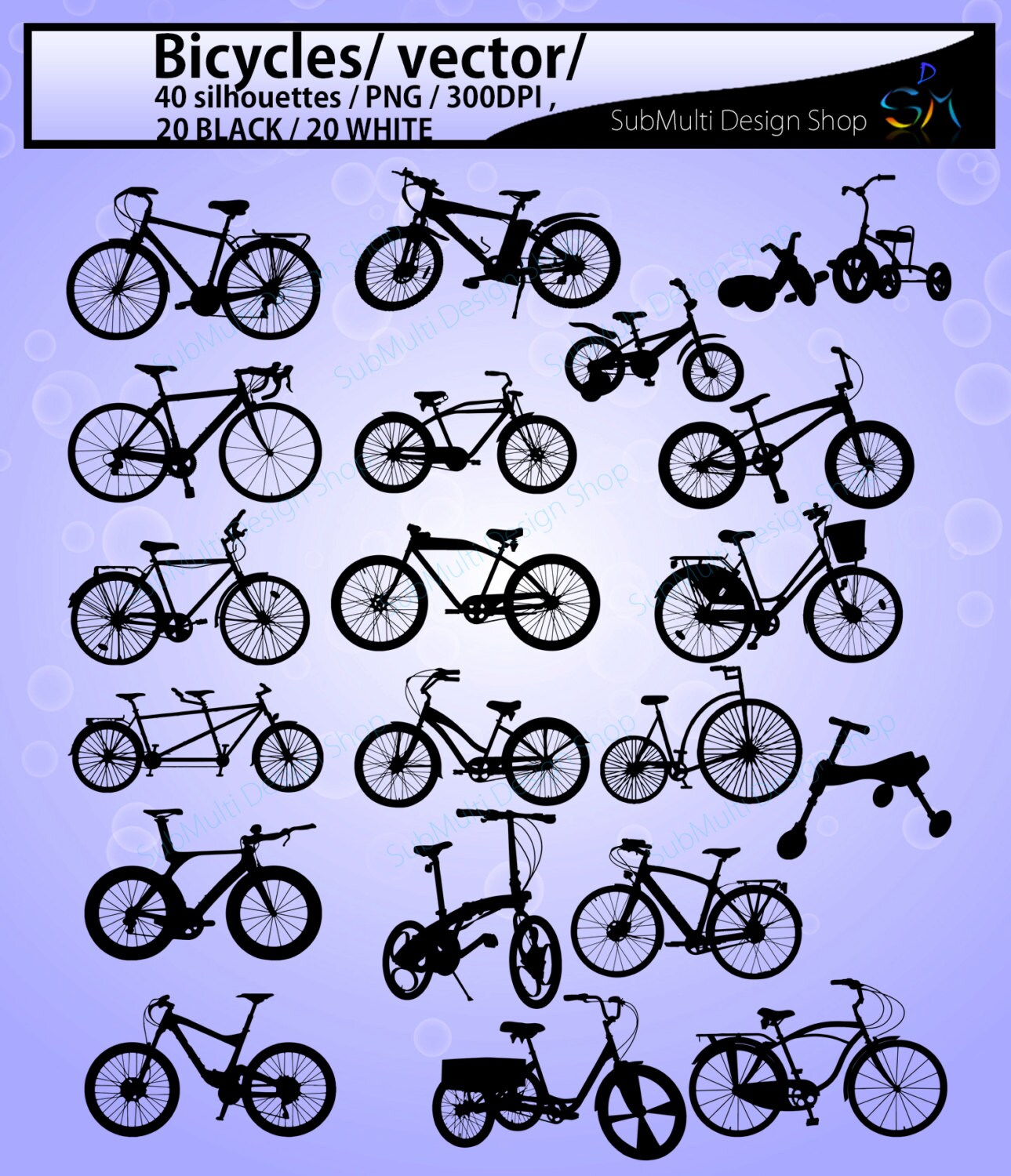 Bicycle Silhouette Svg / Bicycles / Bicycle / Bicycle Riders / - Etsy