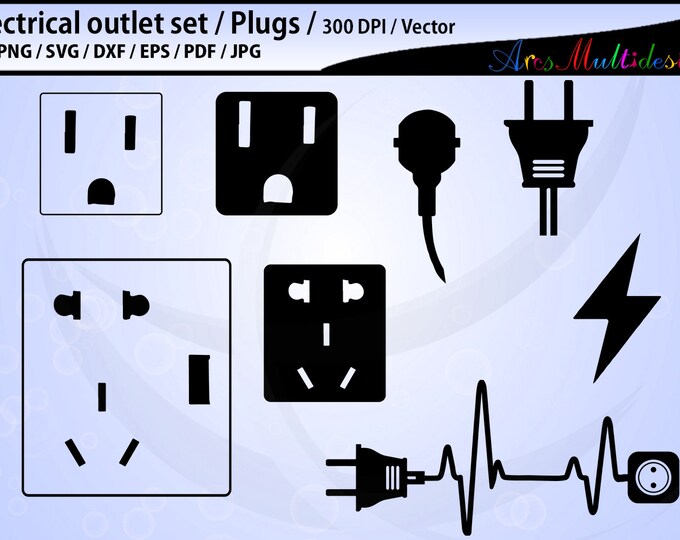 Electric Svg, Electric Dxf, Electric Png, Electric Cut File, Electric ...