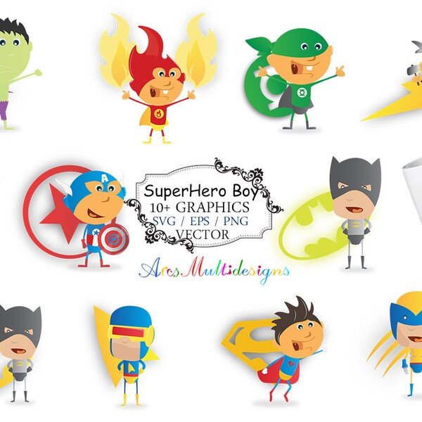 Super Hero Graphics - Etsy