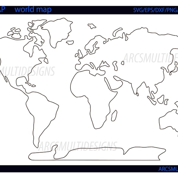 Map Outline - Etsy