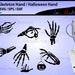 Creepy Skeleton Hand Svg / Halloween Creepy Hand / Halloween Hand ...