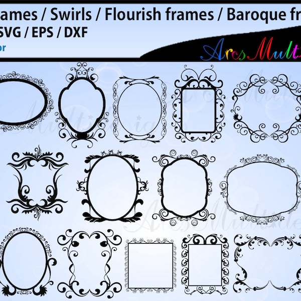 Baroque Frames - Etsy