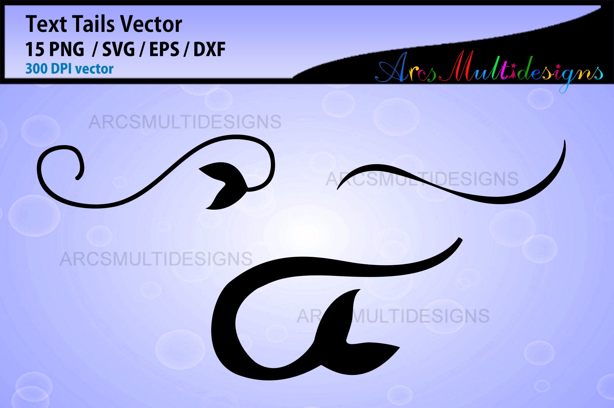 Text Tails SVG / Font Tails Svg / Swoosh Svg / Dividers Svg / - Etsy Canada