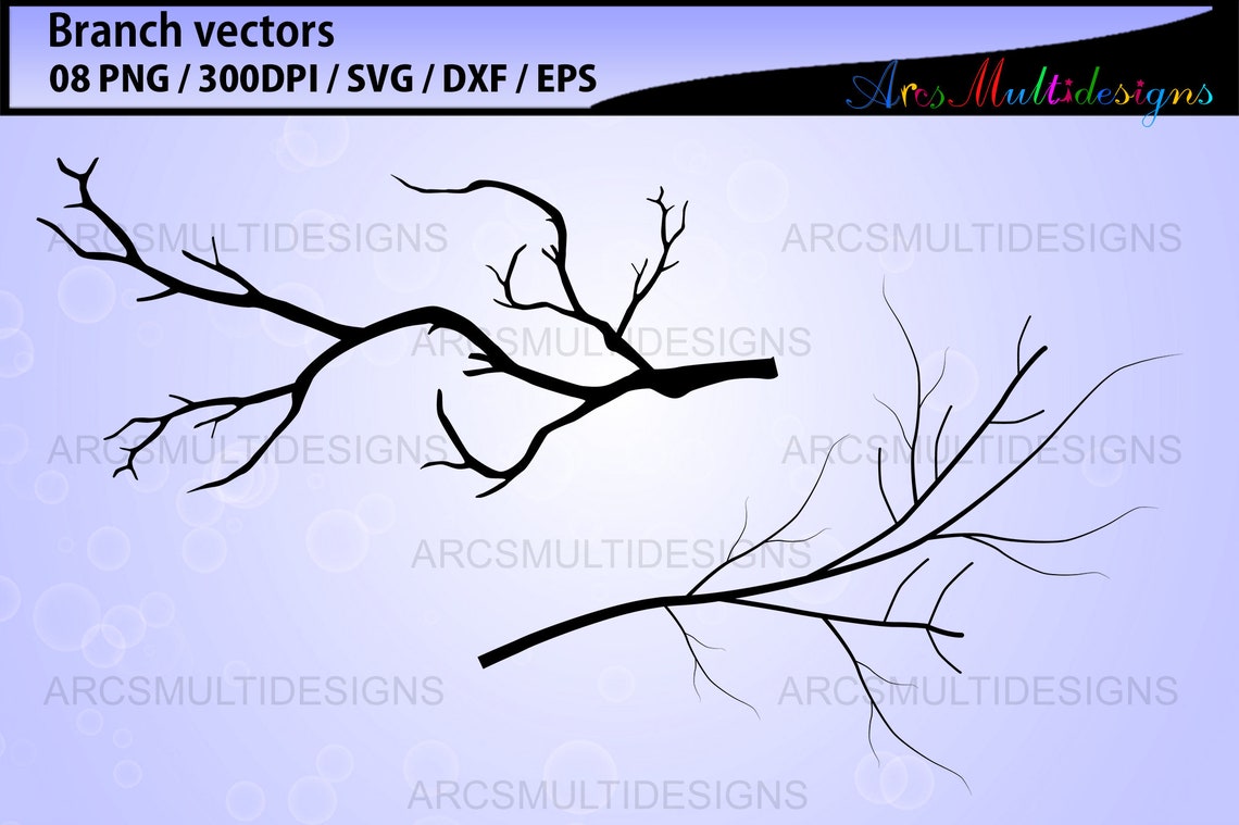 Branch Silhouettes Svg / Bare Branch / Branch Vector / Branch - Etsy