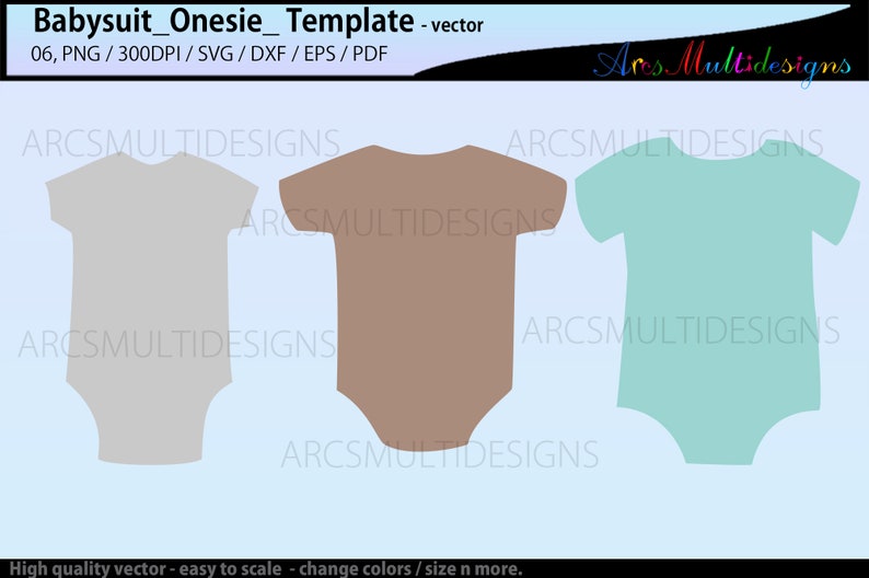 Babysuit Template / Onesie Template / Baby Shower Template - Etsy