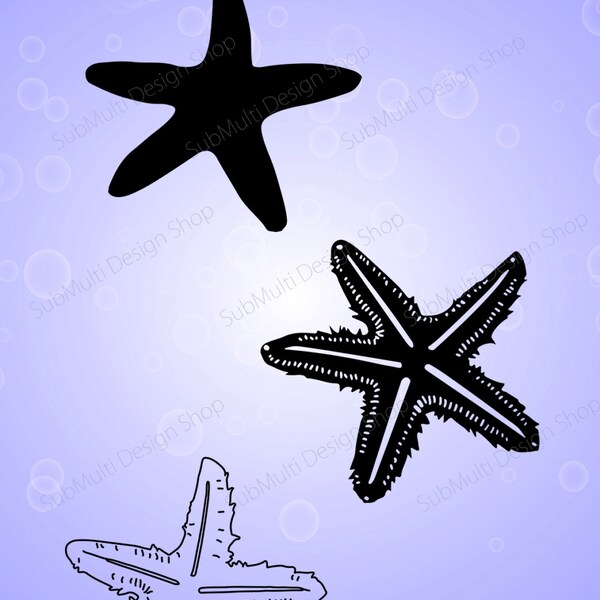 Starfish Outline - Etsy