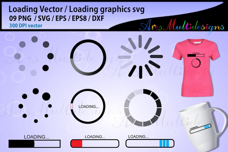 Loading Svg / Loading Vector / Loading Svg Baby / Wait Svg / - Etsy