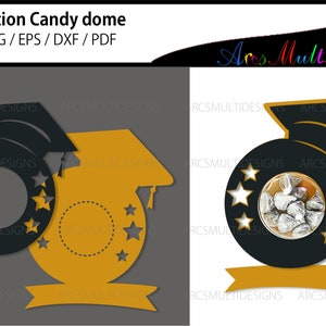 Graduate Candy Dome Holder / Graduate Cap Candy Dome - Etsy