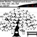 45 Hearts Family Tree Clipart SVG, EPS, Dxf, Png, Pdf, /hand Drawn Tree ...