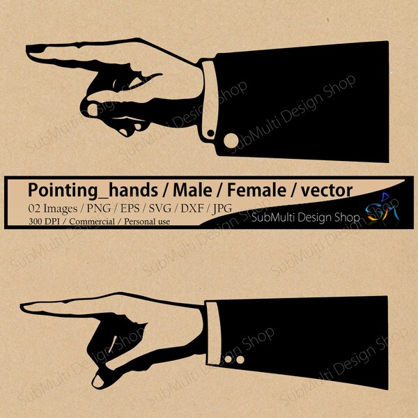 Pointing Hand - Etsy