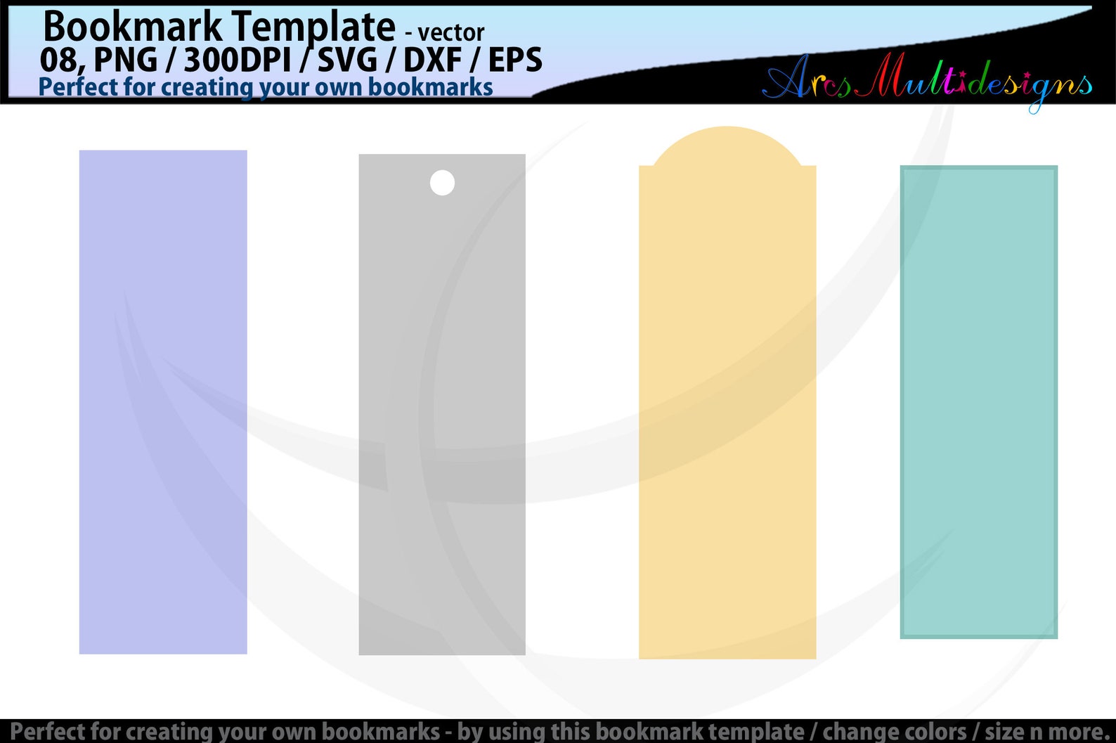 Bookmark Template Svg / Bookmark Template / Bookmarks Svg / - Etsy