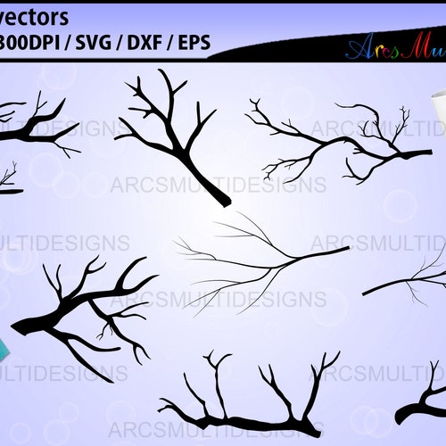 Branch Silhouettes Svg / Bare Branch / Branch Vector / Branch - Etsy