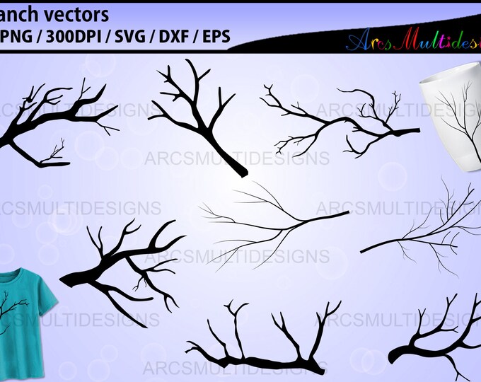 Branch SVG. Branch Png. Branch Cut File. Branch Clipart. Branch Cutting ...