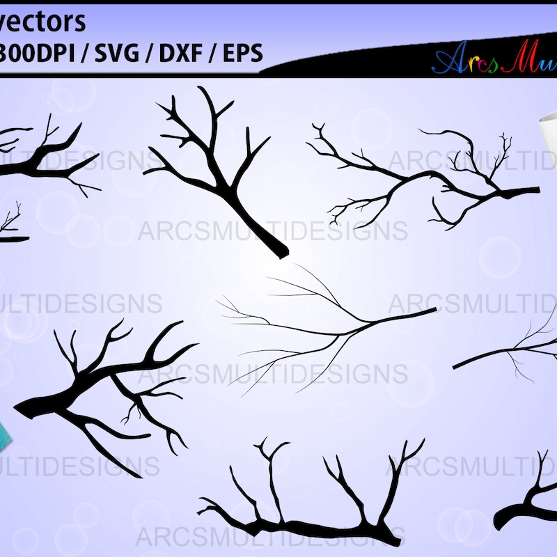 Branch Silhouette - Etsy