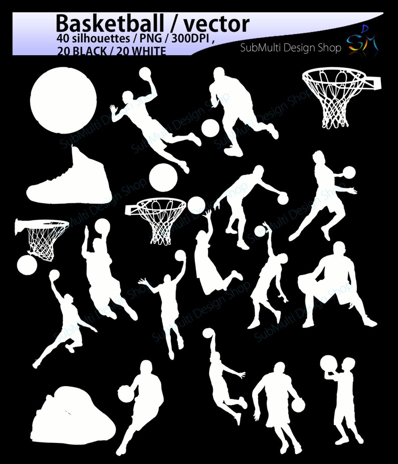 Baloncesto svg / silueta de baloncesto / silueta de los - Etsy España