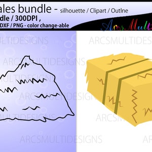 Hay Bales Svg / Hey Bale Silhouette / Hey Bale Clipart / Hey Bale ...