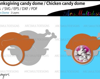 Rocket Candy Dome Svg. Chocolate Holder Svg. Rocket Candy Holder ...