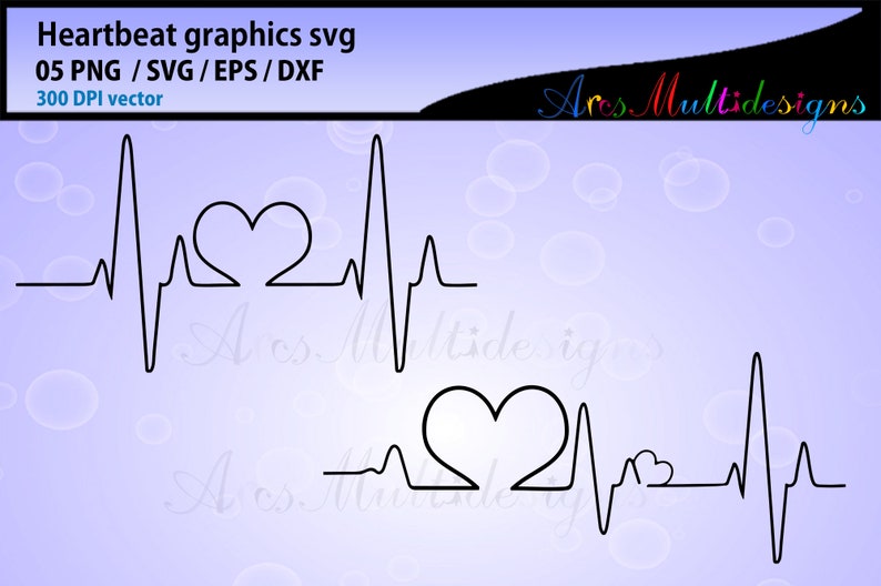 Heart beat svg / Ekg svg Heartbeat / Heartbeat line svg / | Etsy