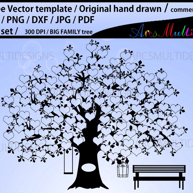 Family Tree Svg - Etsy