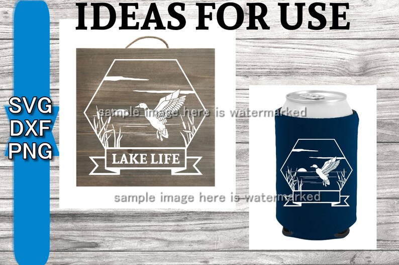 Duck Lake Scene Svg Duck Hunting SVG File Duck on a Lake - Etsy Canada