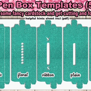 SVG Pen Box Templates for Your Custom Pen Creations, Score Line SVG ...