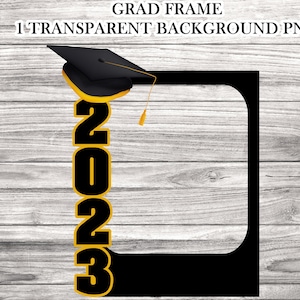 2023 Graduation Photo Frame in a Digital .png Format - Transparent ...