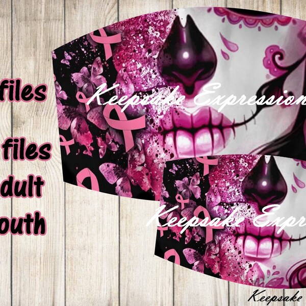 Breast Cancer Mask - Etsy