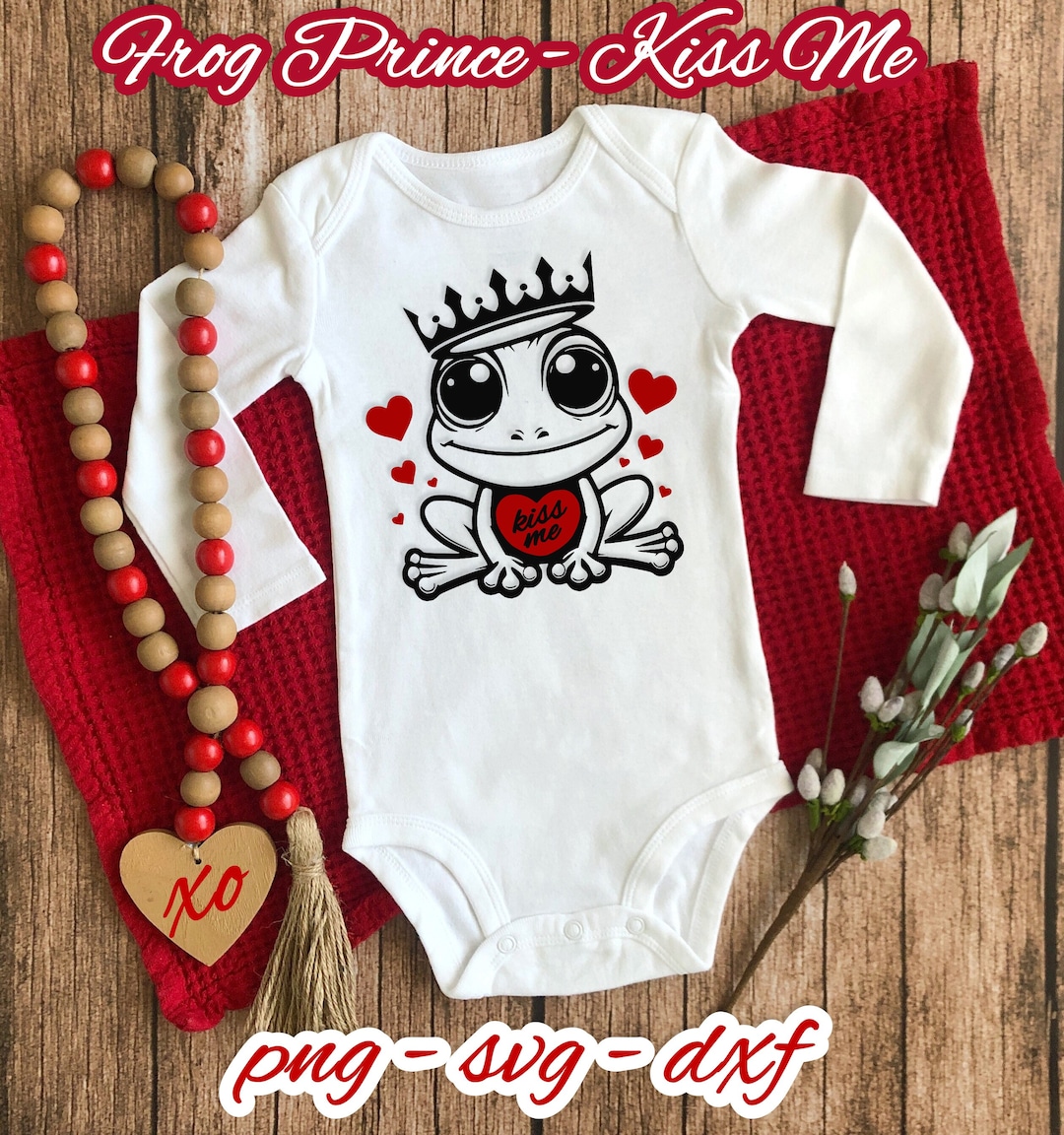 Frog Prince Svg - Frog Prince Dxf - Frog Prince Valentine Svg - Frog ...
