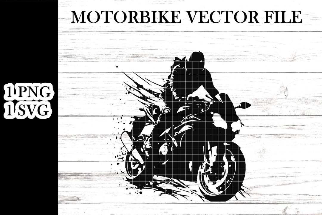 Motorbike Svg - Racing Motorbike Svg - Man on a Racing Motorbike Svg ...