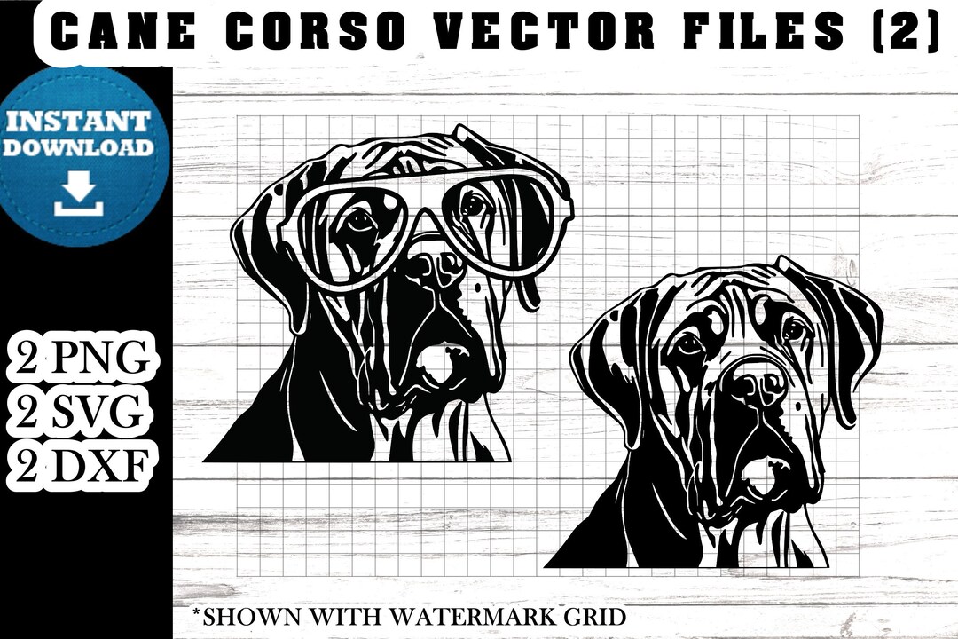 Cane Corso Svg Files - 2 Cane Corso Svg Files - Cane Corso Mom Svg - I ...