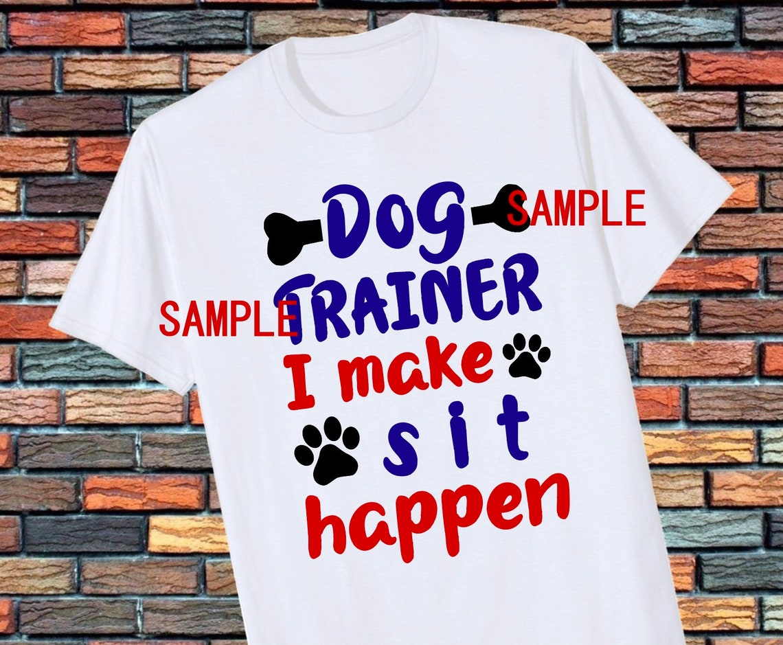 Dog Trainer svg cutting file svg eps ai png dxf Instant | Etsy