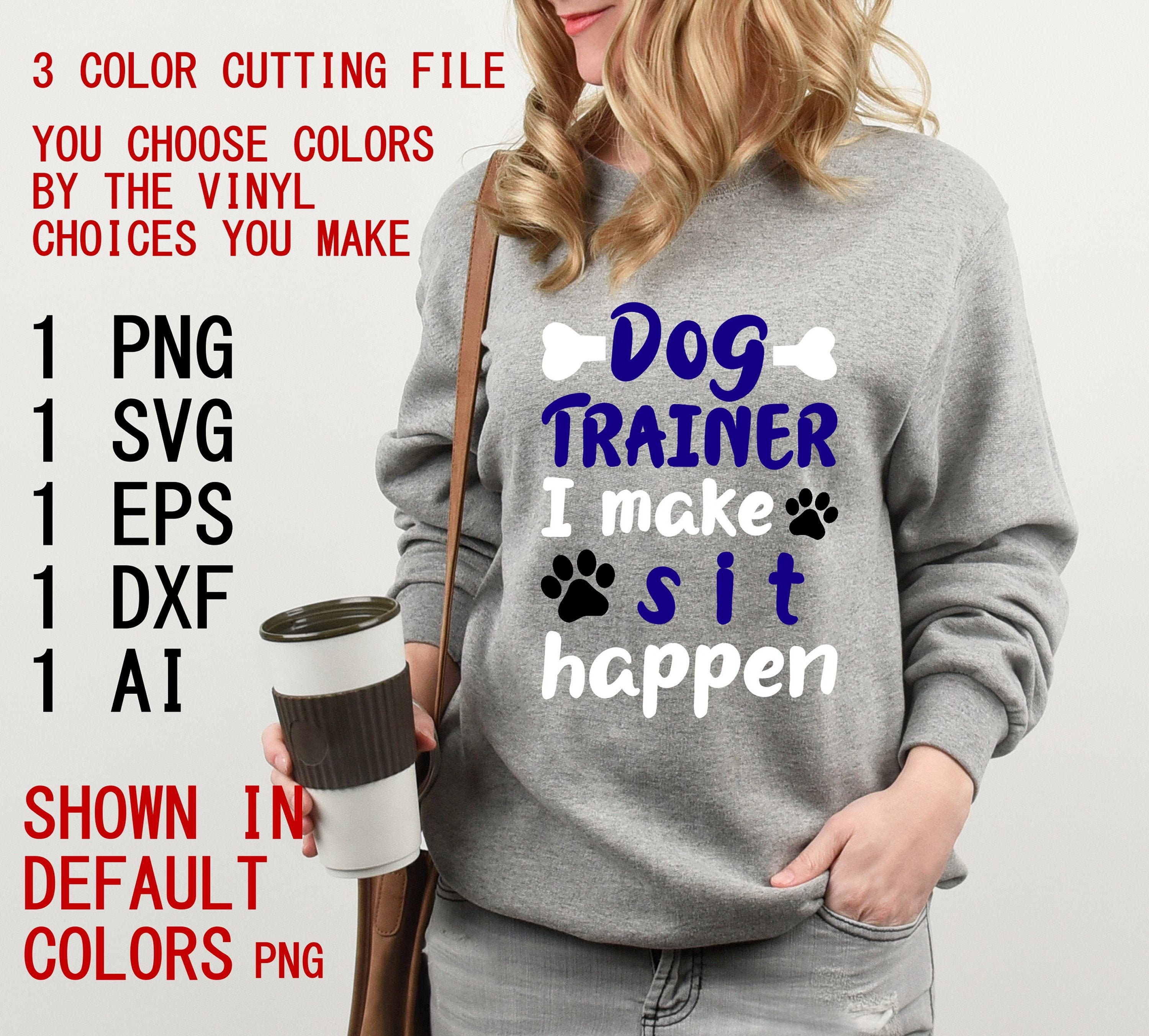 Dog Trainer Svg Cutting File Svg Eps Ai Png Dxf Instant - Etsy