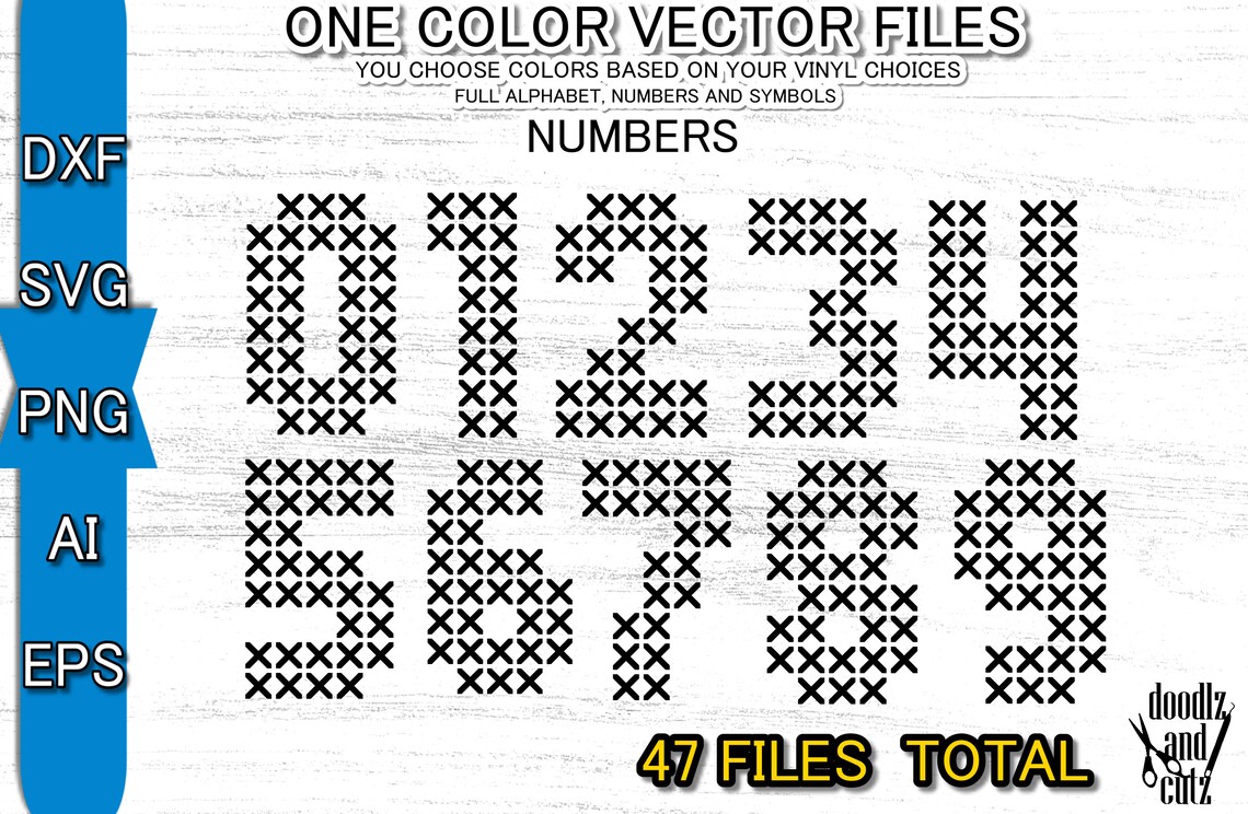 Cross Stitched Letters in Svg Format Cross Stitch Alphabet - Etsy