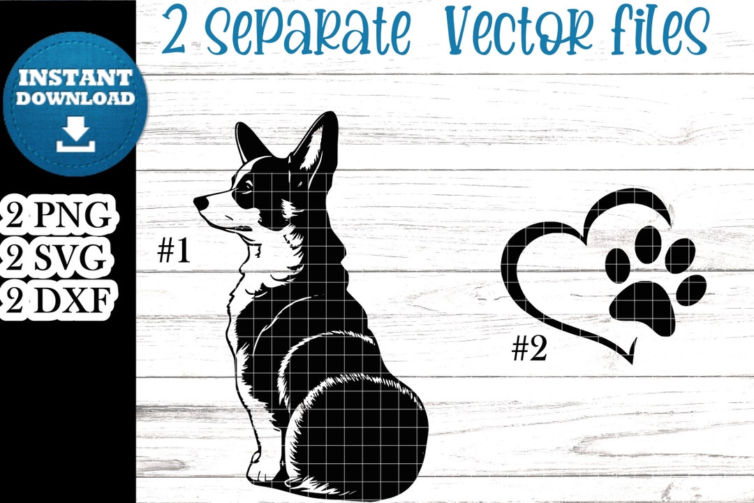 Corgi Svg - Corgi Dxf - Corgi Cutting File - Corgi Engraving File ...