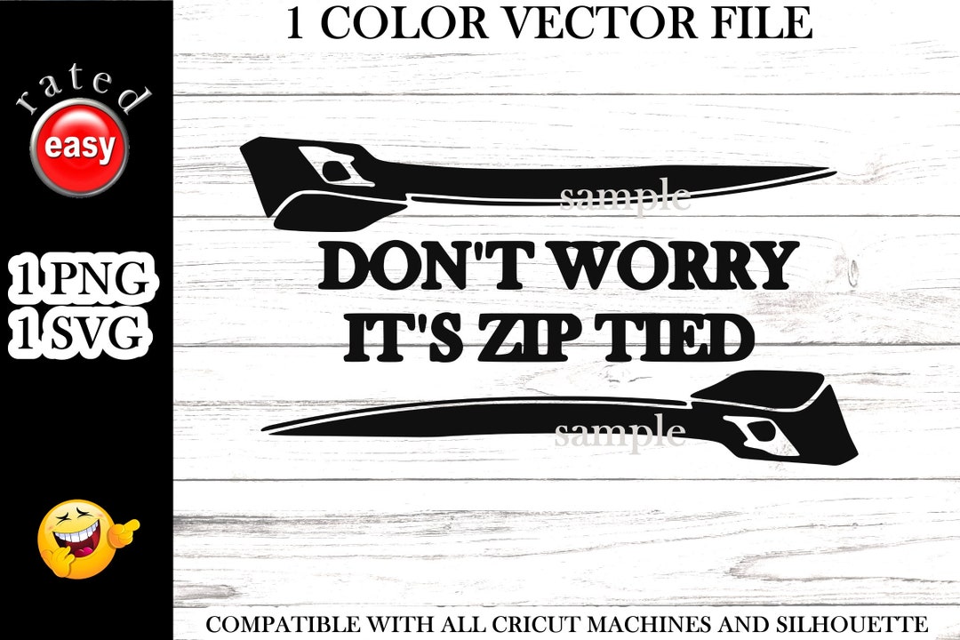 Zip Tie Svg - Crime Scene SVG - Funny Zip Tie Svg - Car Decal Svg ...