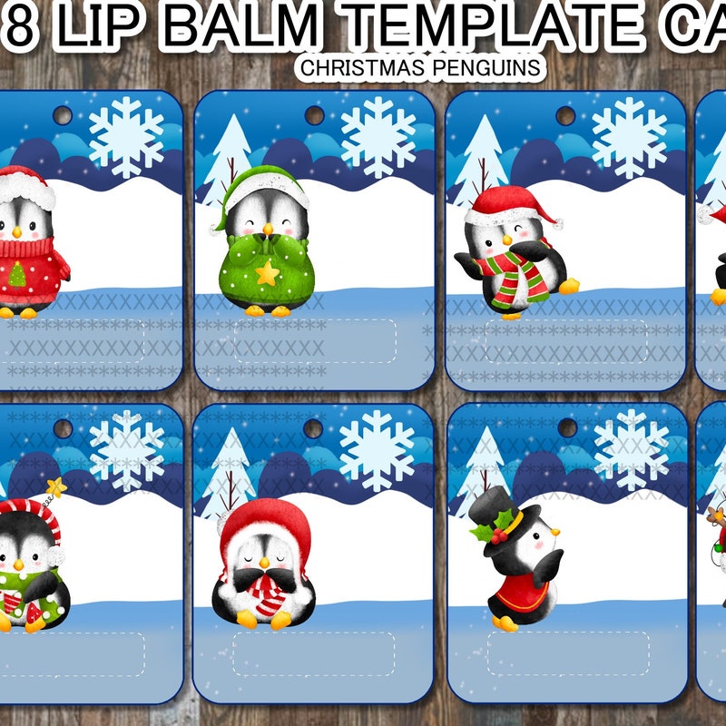 Christmas Lip Balm Holder Svg - Etsy