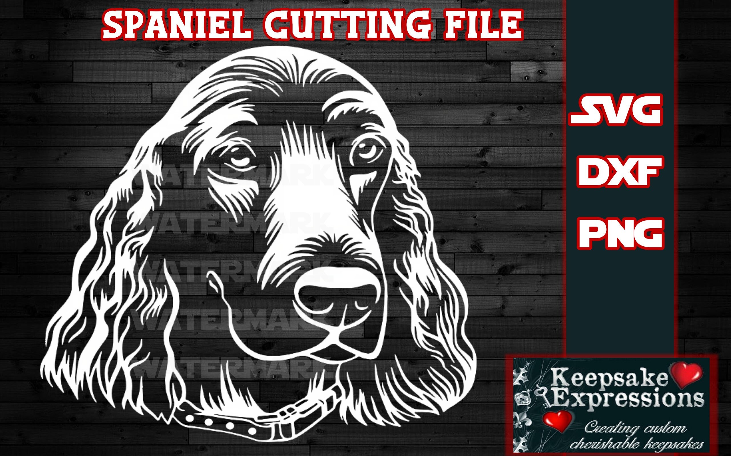 Cocker Spaniel SVG Cutting File Dog Svg Cricut Spaniel File - Etsy Canada