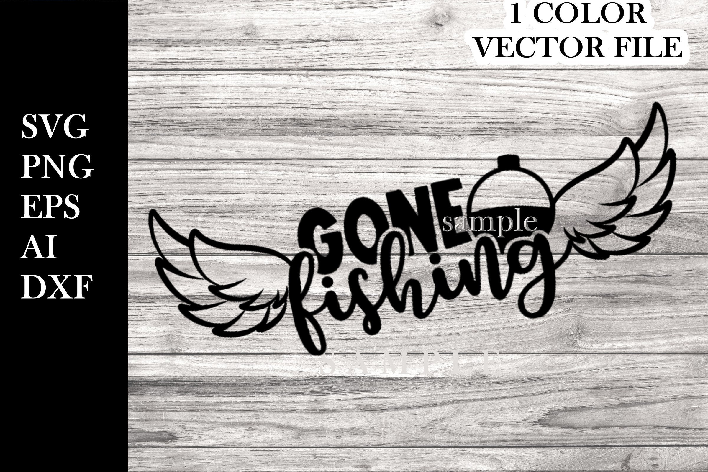 Fishing Memorial Svg - Fishing Tribute SVG - Fishing SVG - Eps Ai Dxf ...