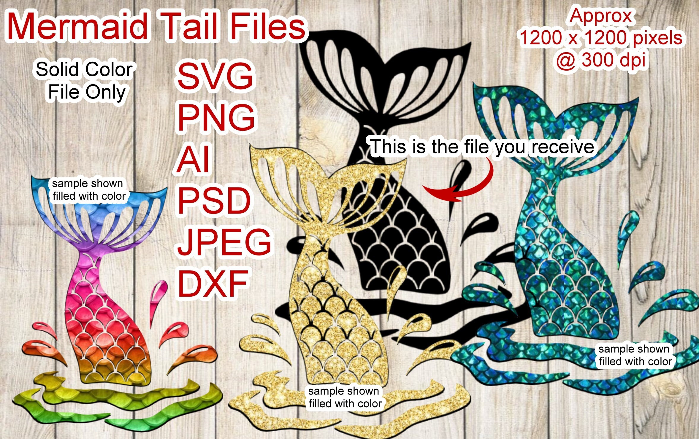 Mermaid Tail SVG Cutting File Mermaid SVG File Mermaid Tail - Etsy Canada