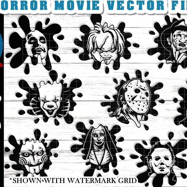 Horror Movie Svg - Etsy