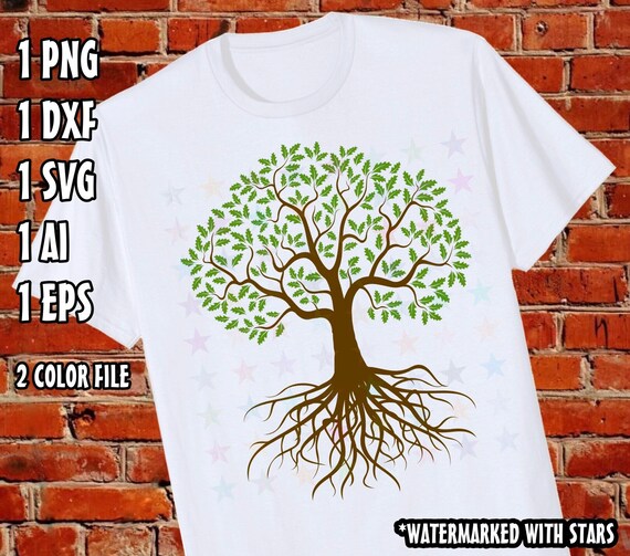 Family Tree SVG Family Tree with roots cutting file png | Etsy